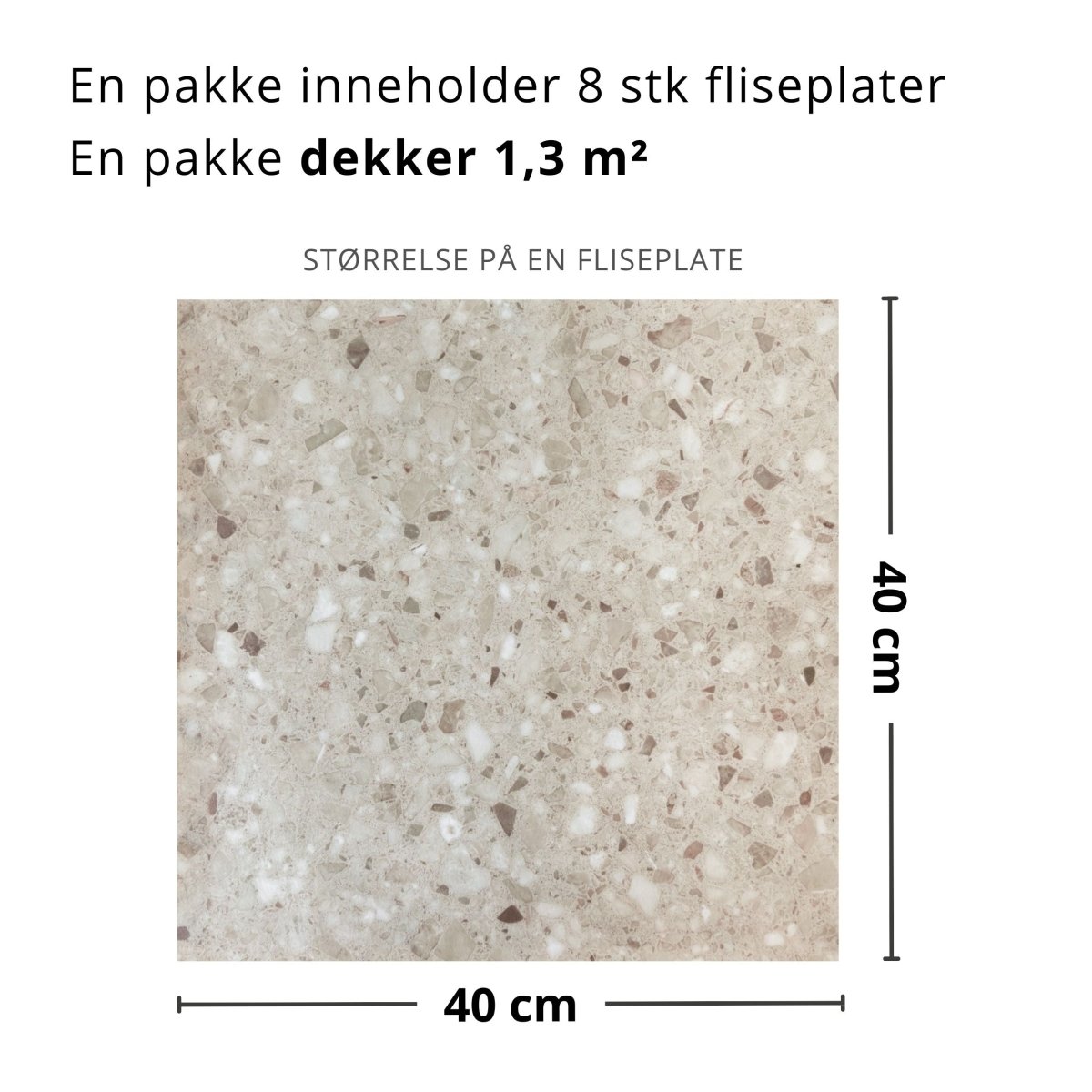 Selvklebende gulvfliser - Lindas Dekor