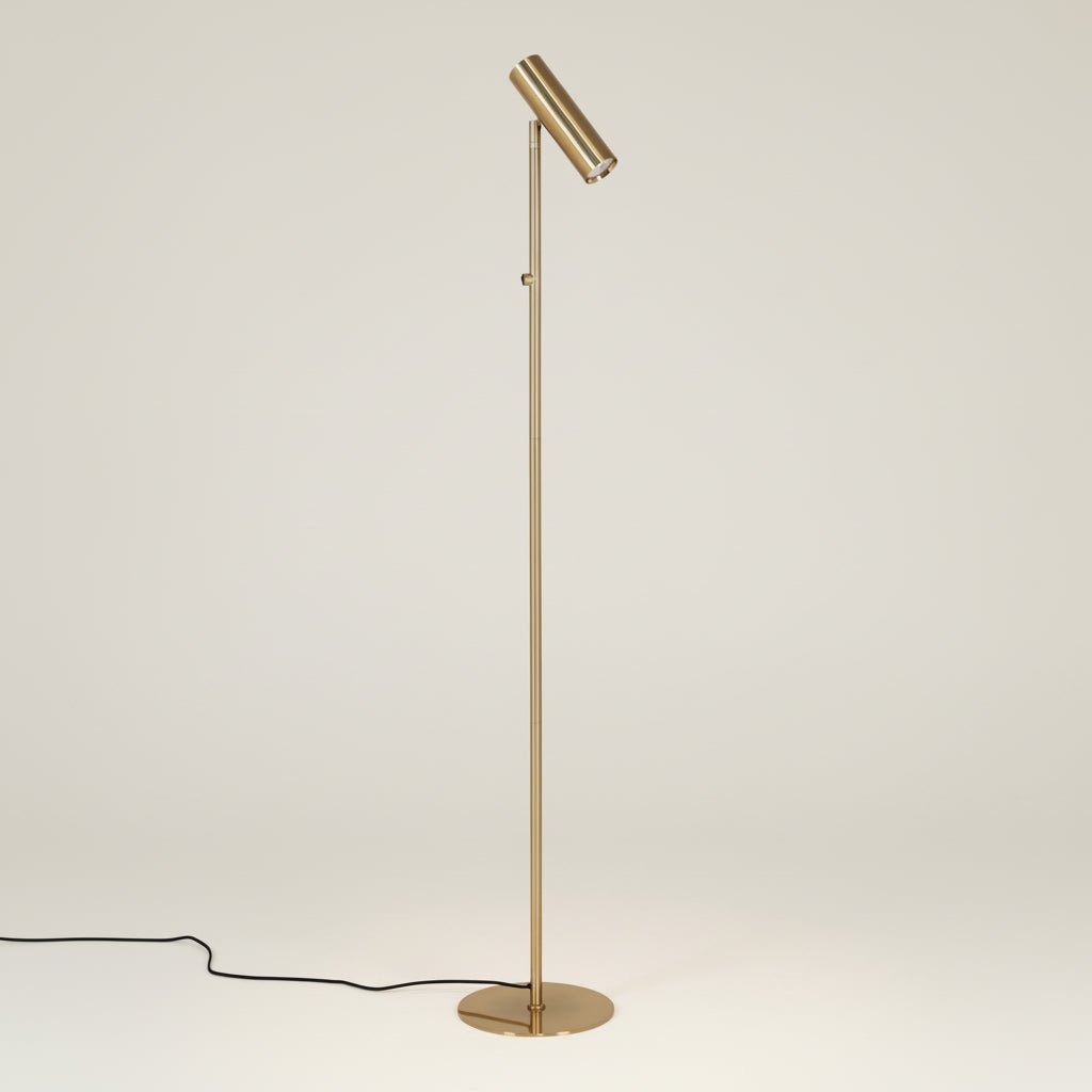 Paris gulvlampe messing – Lindas Dekor