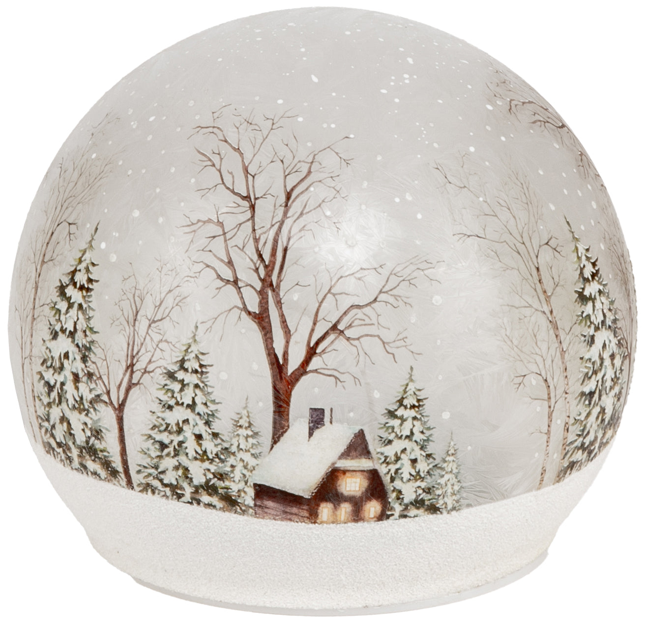 Lyslykt LED hytte 12 cm – Lindas Dekor