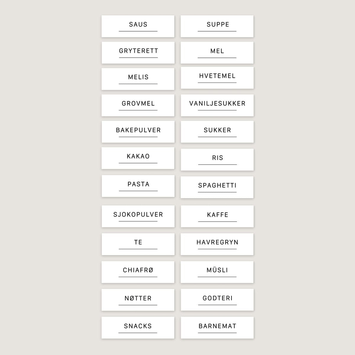 Stickers til hjemmet | Merkelapper, barnedekor, organisering – Lindas Dekor